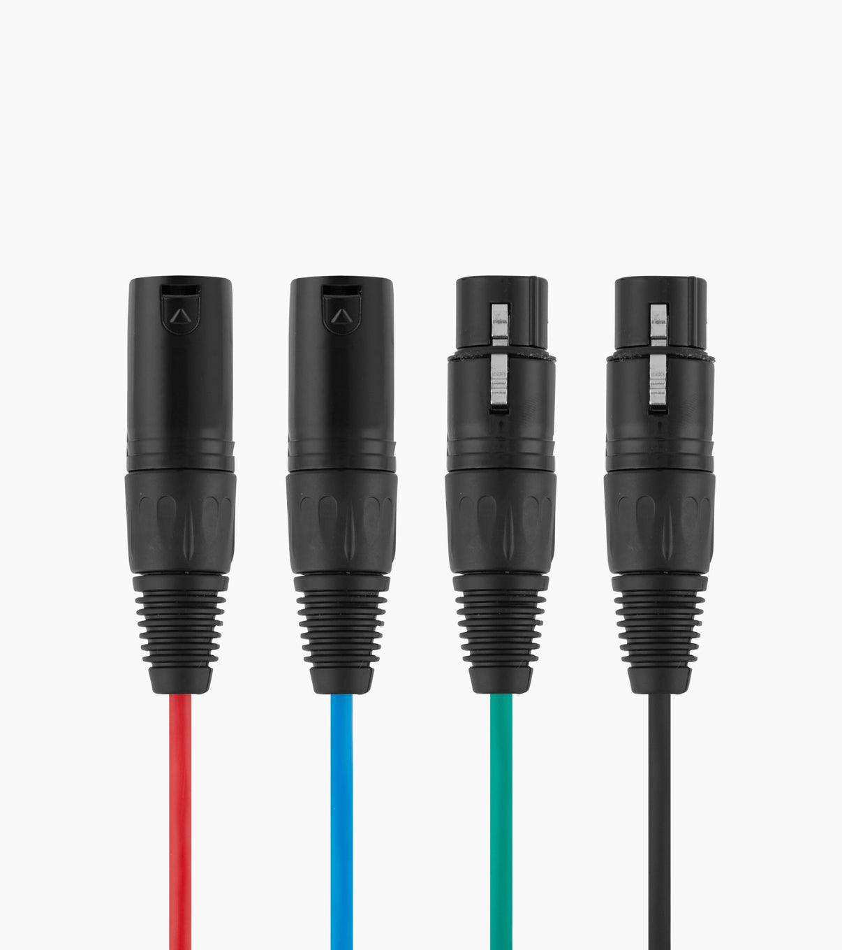 LyxPro 4-Channel XLR to Cat6 Network Cables with Male & Female Inputs