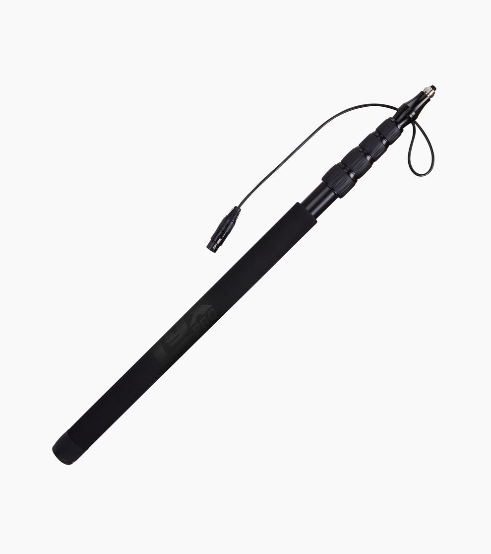 Telescoping Microphone Boom Pole with Cable by LyxPro